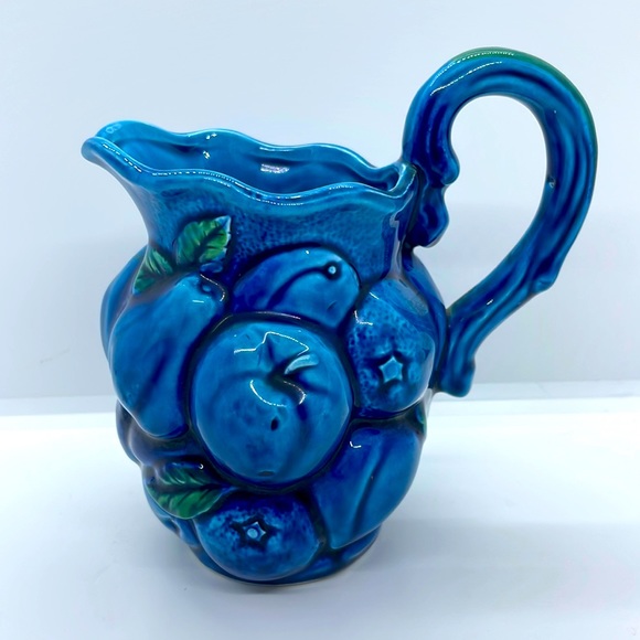 Inarco | Dining | Vintage Inarco Mood Indigo Pottery Small Pitcher Blue ...